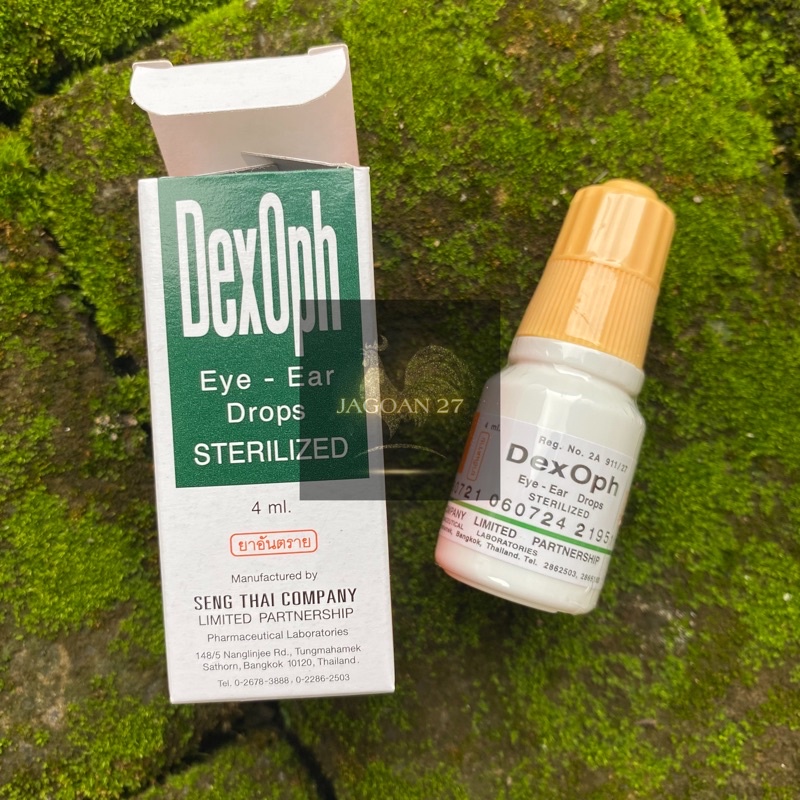 Jual DexOph obat tetes mata dan telinga ayam 100% ORIGINAL THAILAND ...