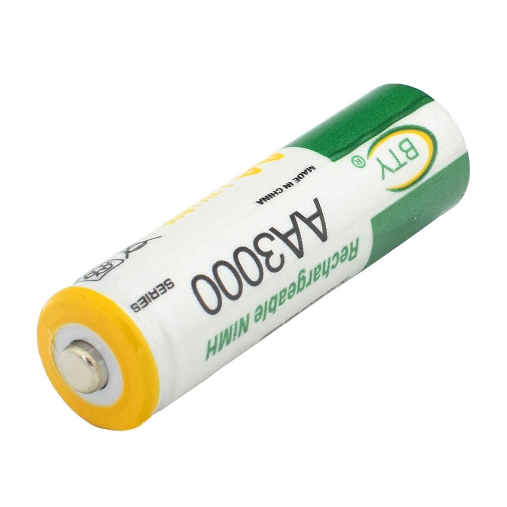 Jual Baterai BTY AA 3000Mah Rechargable Battery NiMH Original | Shopee ...