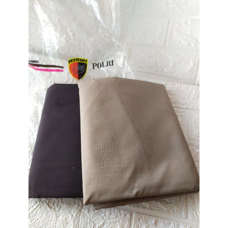 Jual Bahan Kain PDL Coklat Jatah polri baju + celana PDL coklat POLISI seragam satpam security ...