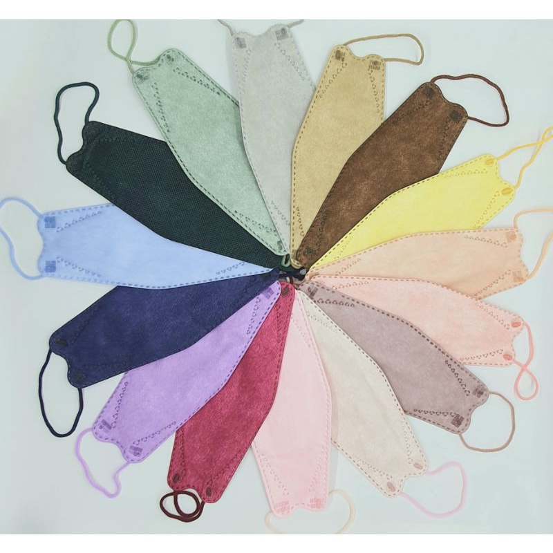Jual Masker KF94 warna warni isi 10 pcs | Shopee Indonesia