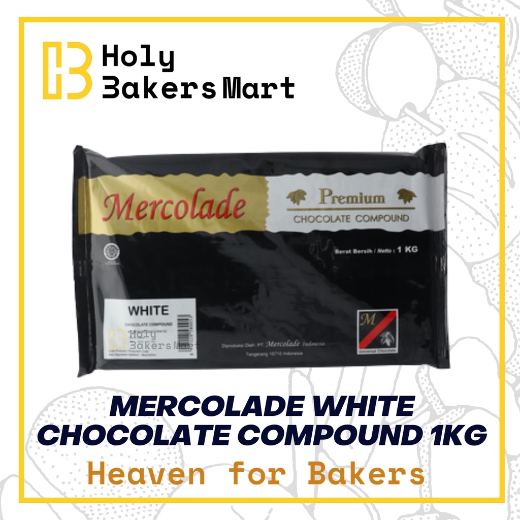 Jual MERCOLADE WHITE 1KG / MERCOLADE CHOCOLATE COMPOUND WHITE 1KG ...