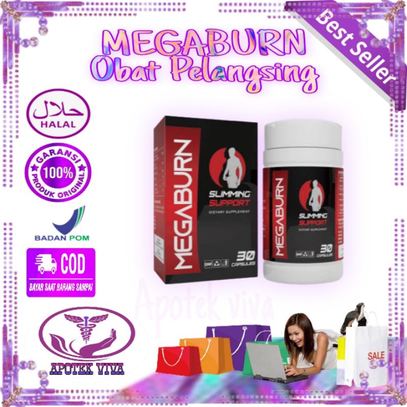 Jual Obat pelangsing badan ampuh Megaburn original | Shopee Indonesia