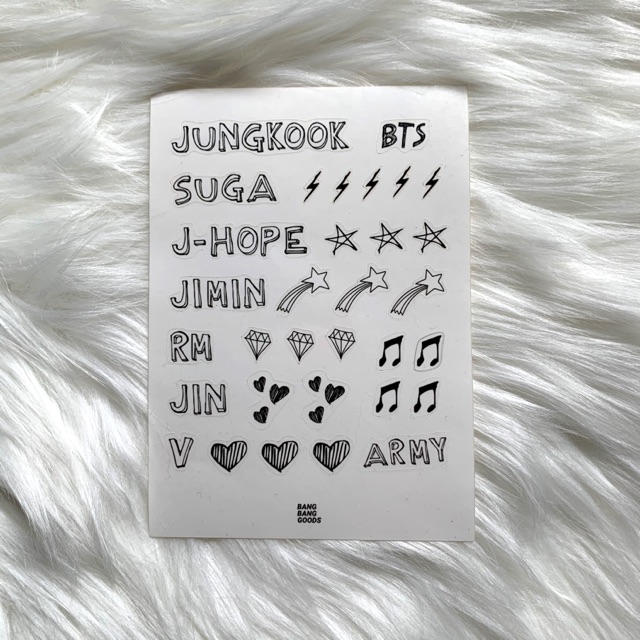 Jual BTS x Doodle Sticker pack | Shopee Indonesia