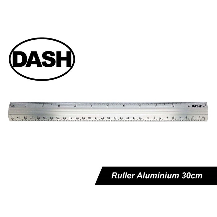 Jual Dash Ruler 30 cm (Aluminium) | Shopee Indonesia