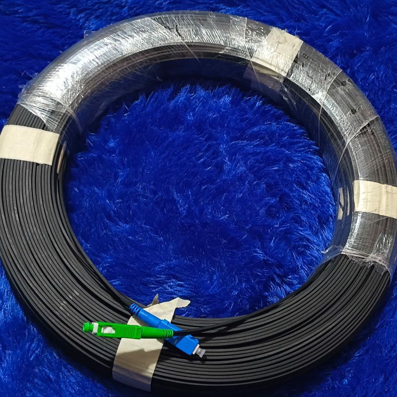 Jual kabel fo 1 core 3 seling 150 meter Ujung Connector Hijau - Biru ...