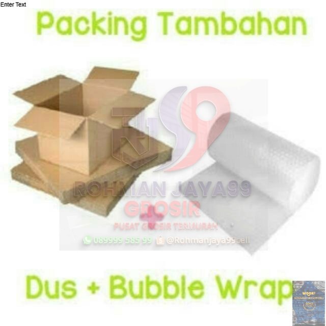 Jual PACKING EXTRA KARDUS / BUBLE WRAP PACKAGING / Stiker Fragile ...
