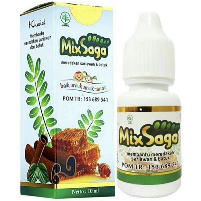 Jual Mix saga tetes herbal sariawan dan batuk | Shopee Indonesia