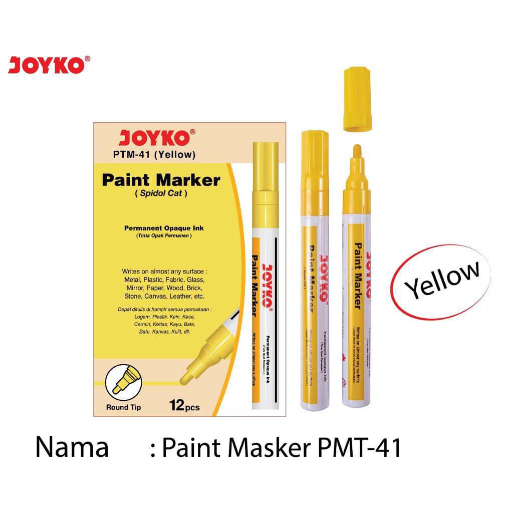 Jual SPIDOL PAINT MARKER JOYKO/SPIDOL KARET/SPIDOL BESI/SPIDOL BAN ...