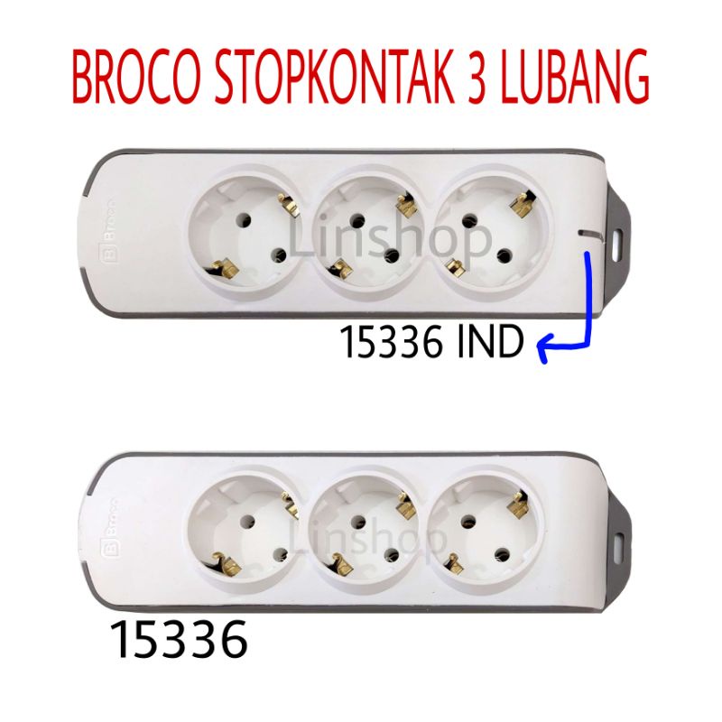 Jual BROCO STOPKONTAK 15336 15336IND STOPKONTAK MIRING BROCO 15336 ...