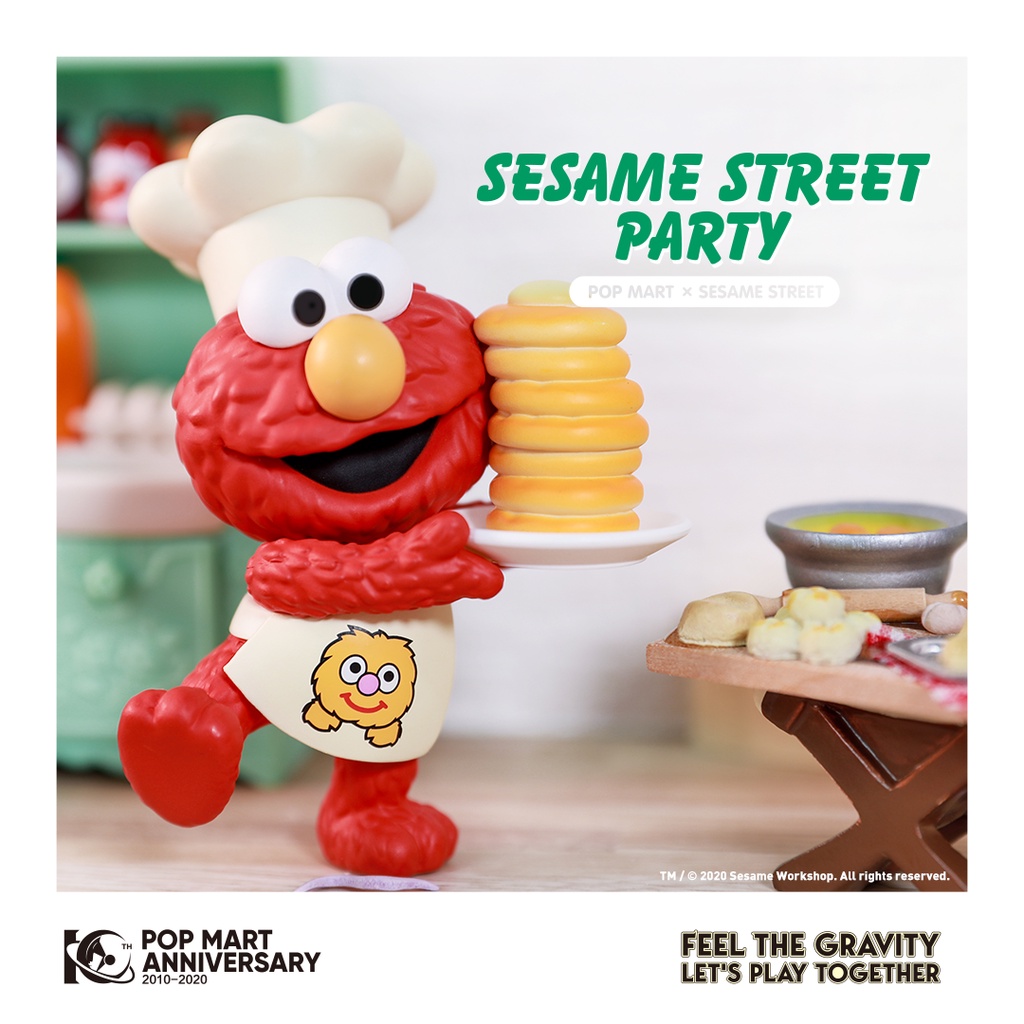 Jual Pop Mart Sesame Street Party Series Action Figure Blind Box ...