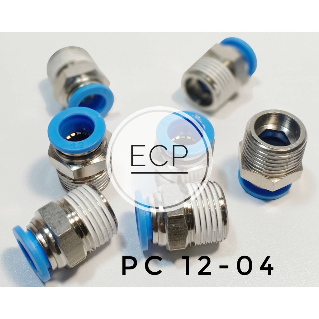 Jual FITTING PNEUMATIC STRAIGHT FITTING NEPLE ANGIN 12 X 1/2" | Shopee ...