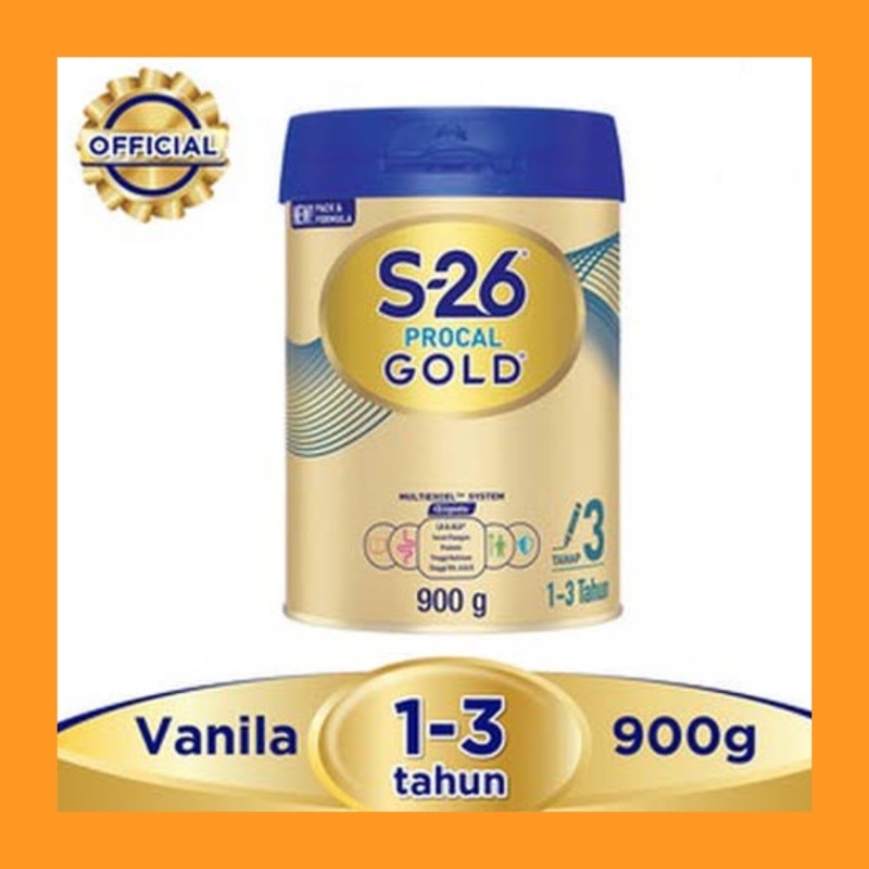 Jual S26 PROCAL GOLD TAHAP 3 900gr SUSU PERTUMBUHAN 1-3TAHUN VANILA S ...
