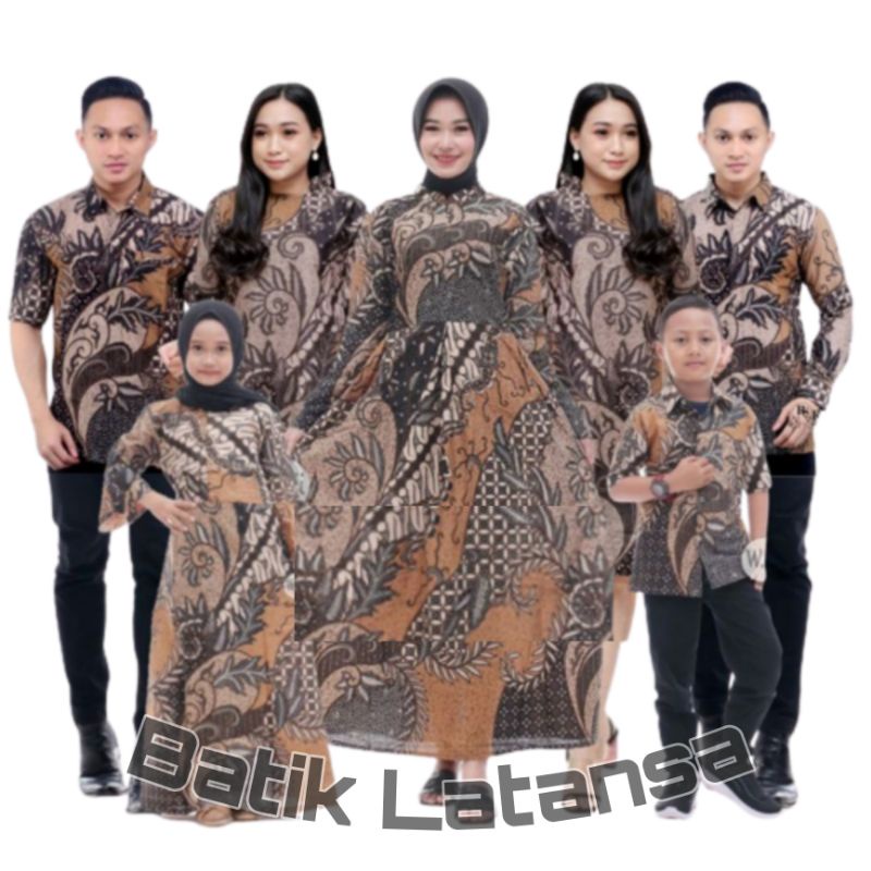 Jual Baju batik pakaian set couple keluarga motif Naga Gede | Shopee ...