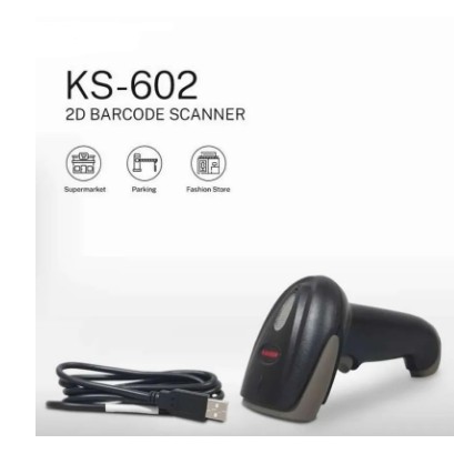 Jual Barcode Scanner Kassen KS-602 2D USB KS602 Scanner Barcode ...