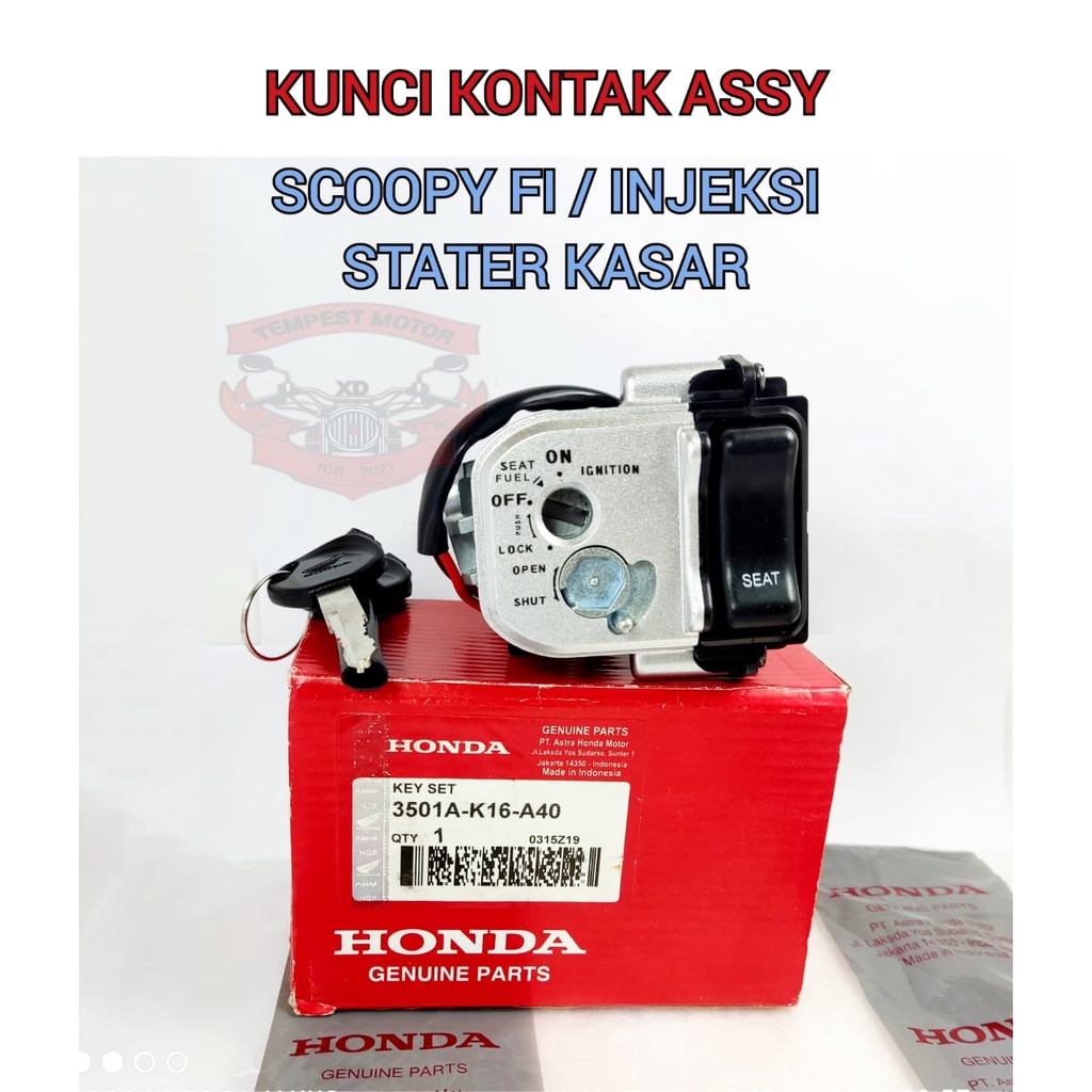 Jual KUNCI KONTAK SET SCOOPY FI KUNCI KONTAK HONDA K16 KEY SET SCOOPY ...