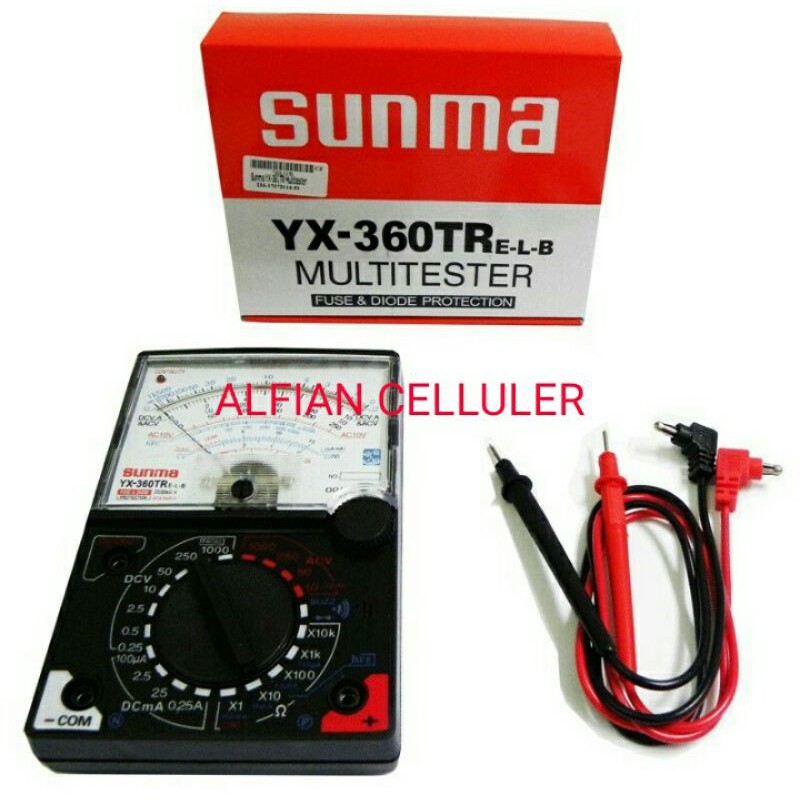 Jual Multimeter Multitester Sanwa YX-360TR Avometer Voltmeter Sunwa ...
