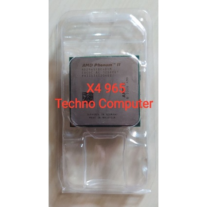 Jual Prosesor AMD Phenom II X4 965 Black Edition 3.4GHz TDP 125 Watt ...