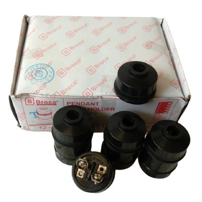 Jual Fitting Lampu Gantung Hitam E27 - BROCO 216L/Fitting Gantung Broco ...