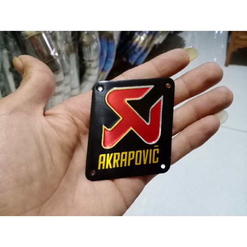 Jual logo Akrapovic Timbul - emblem knalpot- logo Akrapovic | Shopee ...