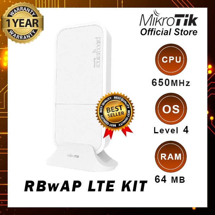 Jual MikroTik Router Wireless RBwAP LTE Kit ( wAP LTE Kit ) 1 unit ...