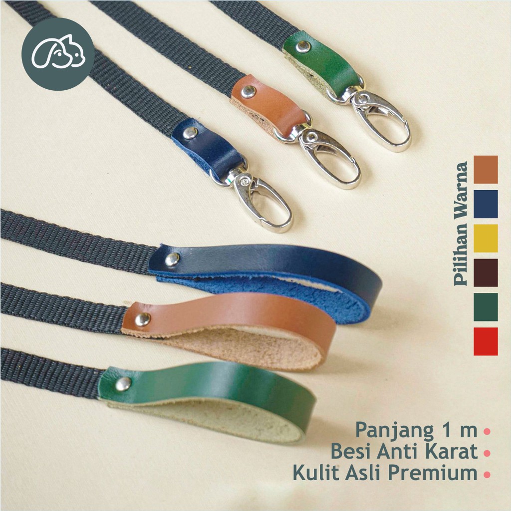 Jual TALI TUNTUN KUCING KULIT ASLI PULL UP | Shopee Indonesia