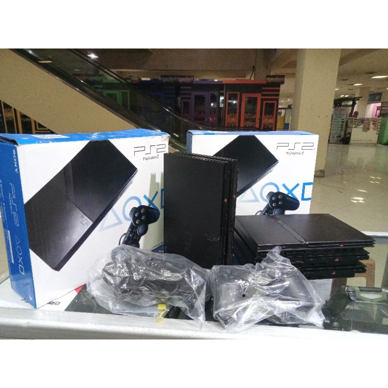 Jual PS2 SLIM HARDISK 160GB FULLSET 2STIK | Shopee Indonesia