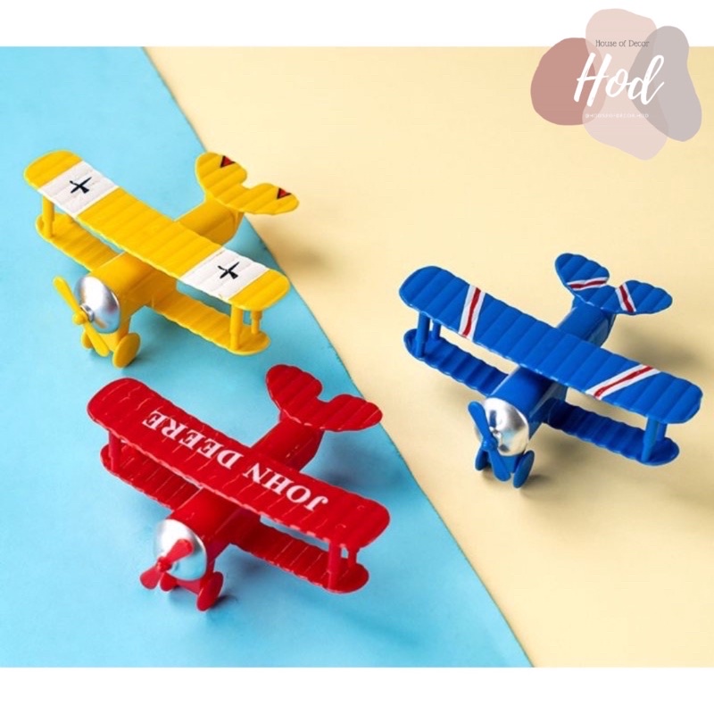 Jual Topper Pesawat Kartun Hiasan Kue Ulang Tahun Airplane Birthday ...