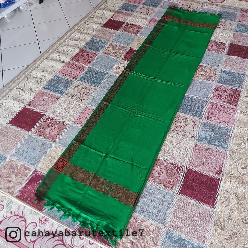 Jual SURBAN HIJAU AL MANSUR SORBAN HIJAU KHASMIRI SIZE 100X200 CM ...
