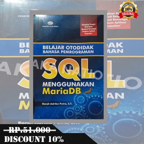 Jual [Buku] Belajar Otodidak Bahasa Pemrograman Sql Menggunakan Mariadb | Shopee Indonesia