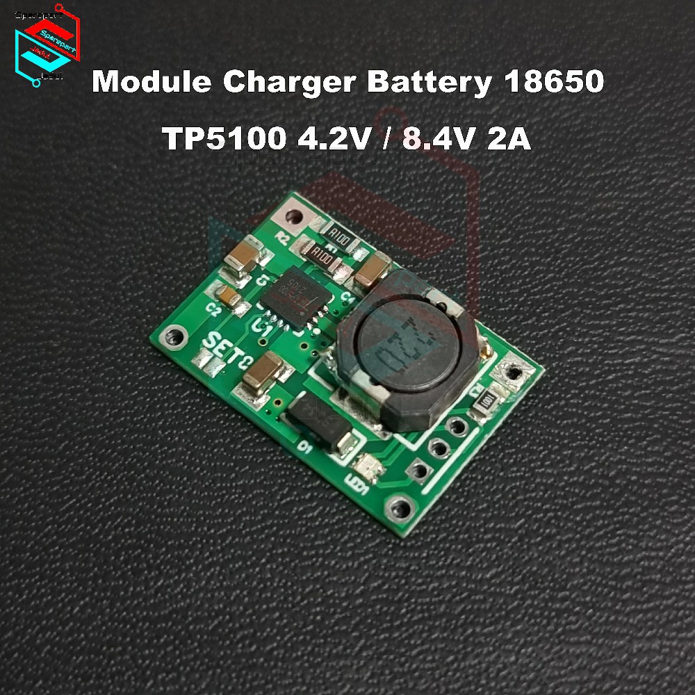 Jual TP5100 Modul Charger 1-2 Cell Baterai 18650 1S 2S Battery Charging 2A | Shopee Indonesia