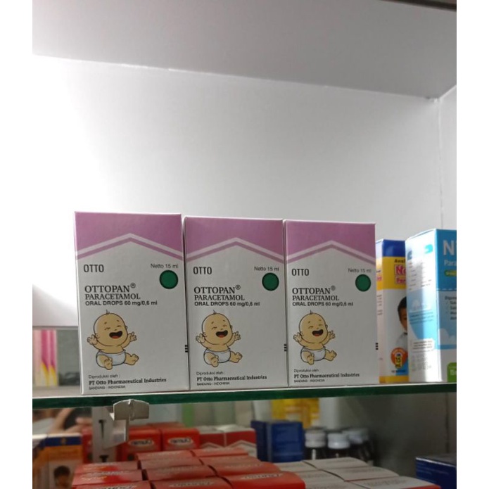 Jual Ottopan paracetamol drop parasetamol, obat demam bayi dan anak ...