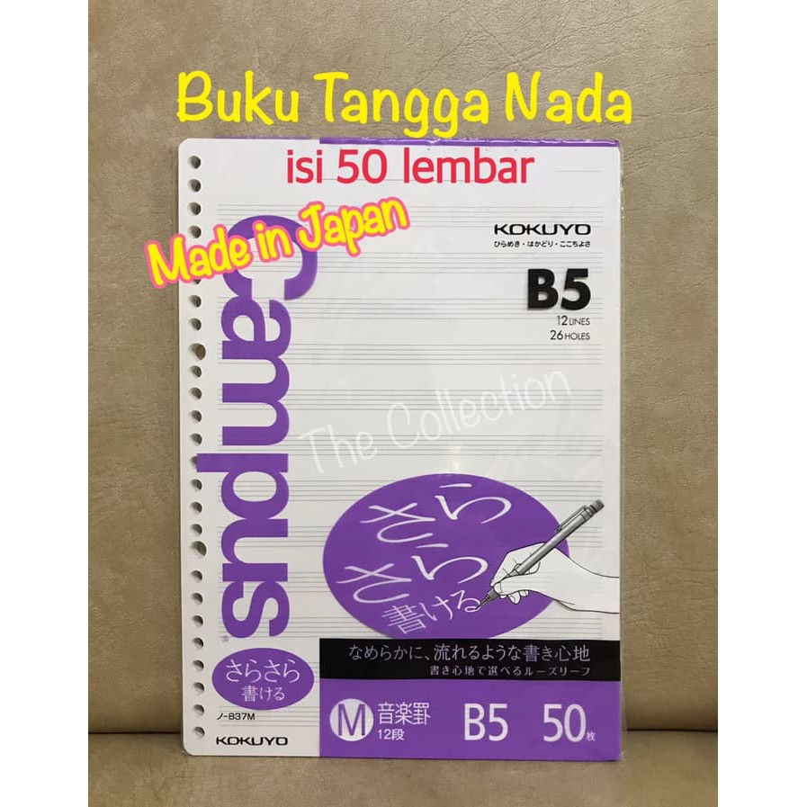 Jual Isi Kertas Binder - Kertas File - Kertas Note Atk518Ky Japan 50 ...