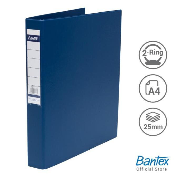 Jual Bantex Ring Binder 2 Ring O 25mm A4 Blue #8225 01 | Shopee Indonesia