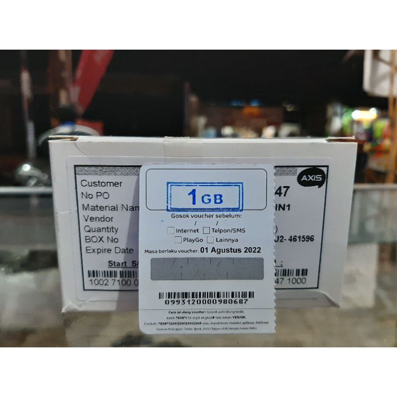 Jual VOUCHER AXIS 1GB 30HARI | Shopee Indonesia