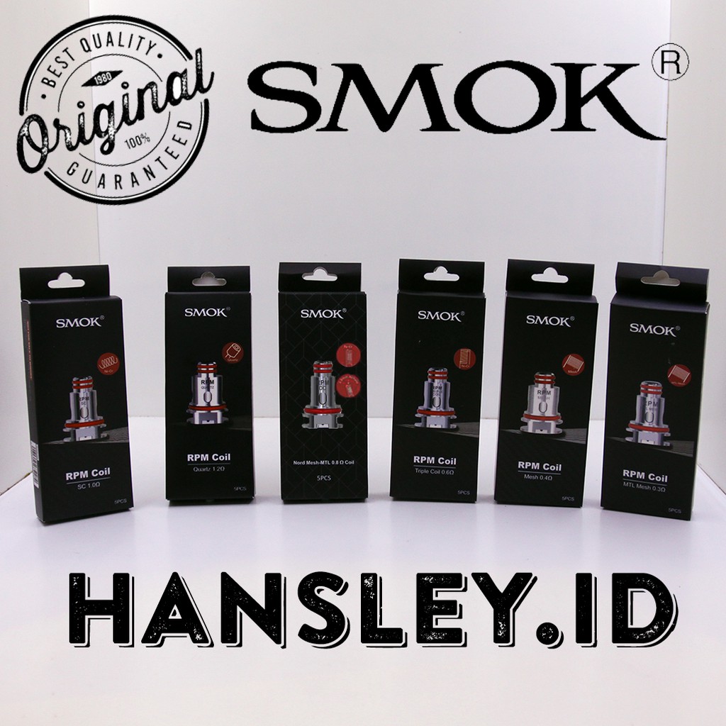 Jual Coil SMOK RPM [ Triple / SC / Mesh / Quartz ] READY | Shopee Indonesia