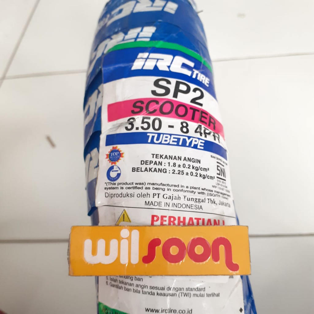 Jual Ban Luar Vespa IRC SP2 350-8 Tube Type | Shopee Indonesia