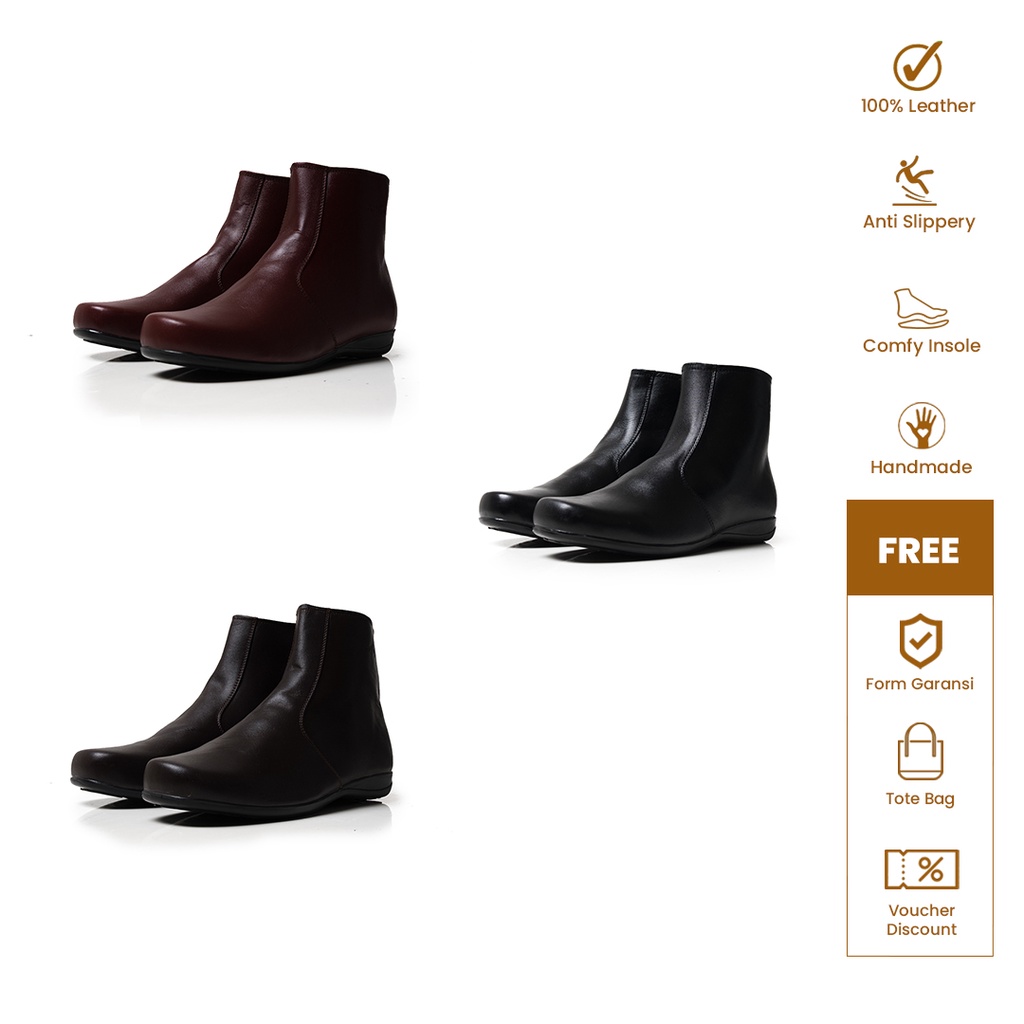 Jual UMGHY Sepatu Boots Wanita - Slim Flat | Shopee Indonesia