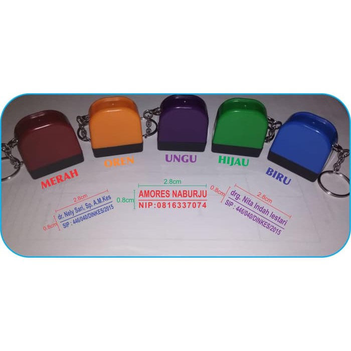 Jual STEMPEL NAMA | DOKTER | BIDAN | PERAWAT | NIP | NAMA NOMOR HP ...