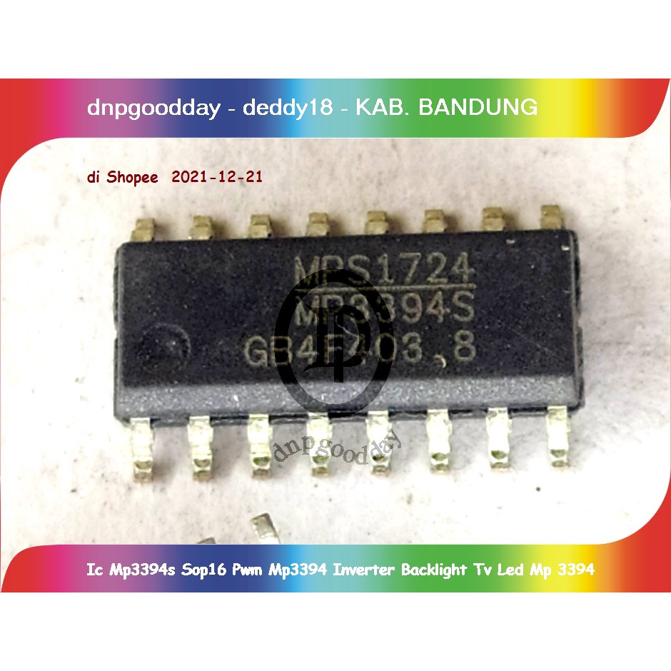 Jual Ic Mp3394s Sop16 Pwm Mp3394 Inverter Backlight Tv Led Mp 3394 | Shopee Indonesia