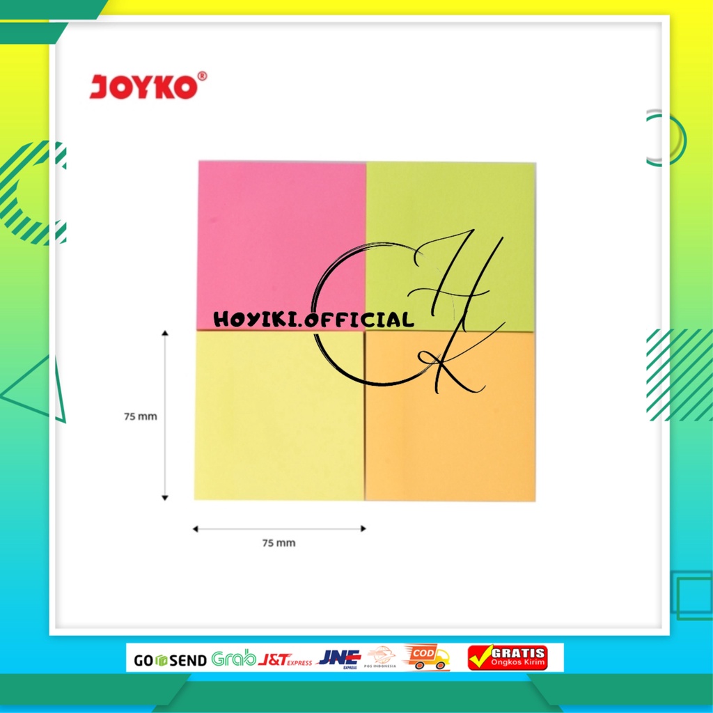 Jual JOYKO Memo Stick Sticky Note Kertas Memo Memo Tempel Joyko MMS-11 ...
