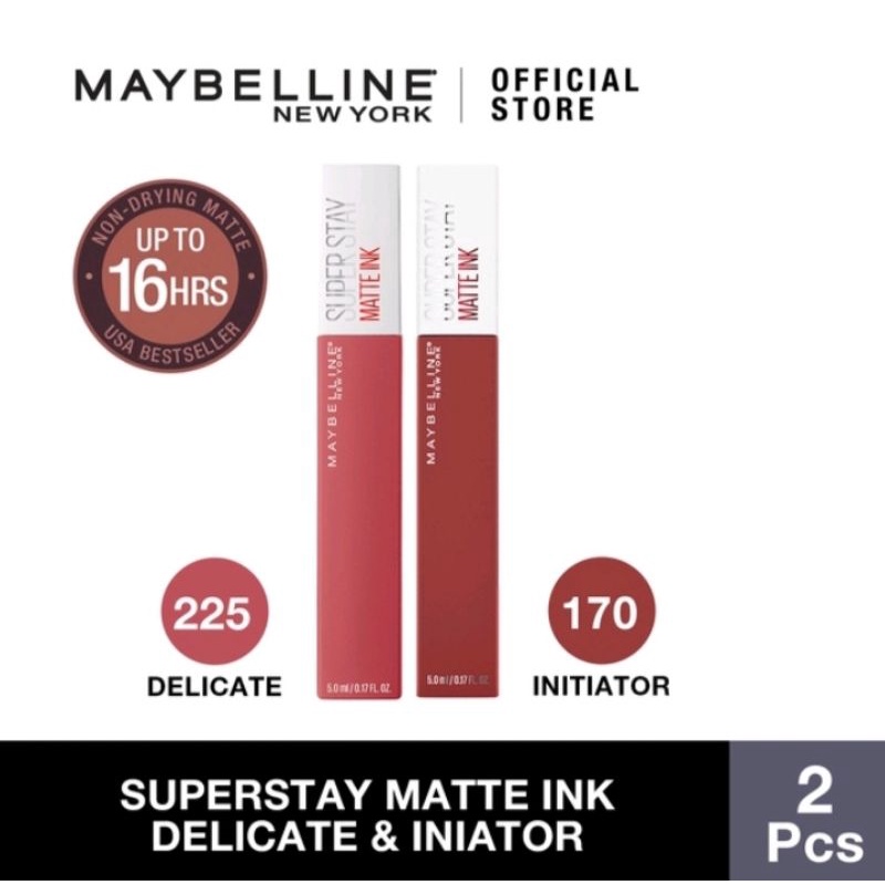 Jual Maybelline Superstay Matte Ink Liquid Matte Lipstick Initiator ...