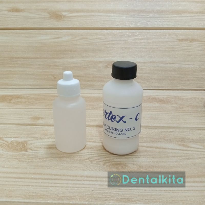 Jual PAKET HEMAT bahan gigi palsu acrylic putih vertex POWDER+MINYAK ...