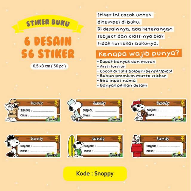 Jual Pesanan stiker buku utk Lia Claire Sibolga | Shopee Indonesia