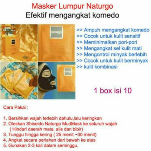 Jual Masker Lumpur Naturgo/box | Shopee Indonesia