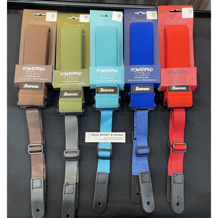 Jual STRAP GITAR / BASS IBANEZ GSF50-MGN POWERPAD ORIGINAL | Shopee ...