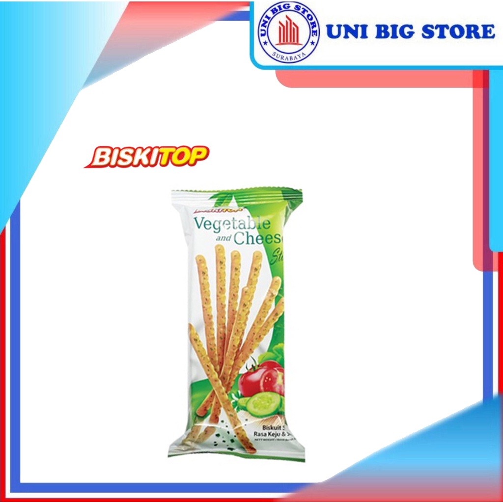 Jual Biskitop Vegetable and Cheese Stick 60 gr Stik Keju Sayur | Shopee ...