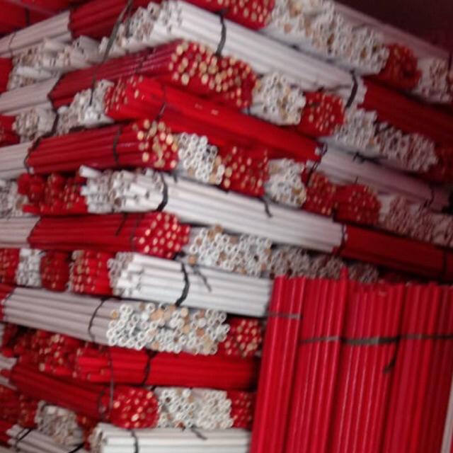 Jual Tongkat pramuka / Toya pramuka bahan kayu randu polos dan merah ...