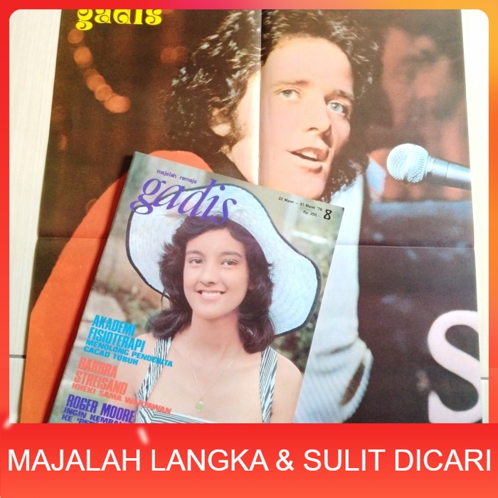 Jual Majalah GADIS No.8 Mar 1976 ILUS + POSTER GILBERT O' SULLIVAN Langka | Shopee Indonesia