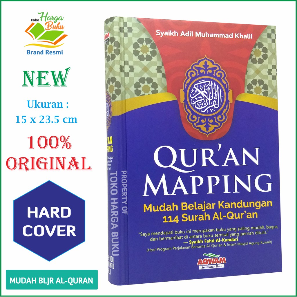 Jual Al Quran Mapping - Mudah Belajar Kandungan 114 Surah Al-Quran AQW ...