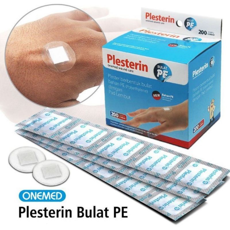 Jual plester bulat transparan plaster penutup infus | Shopee Indonesia